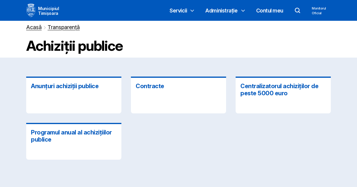 Achiziții publice