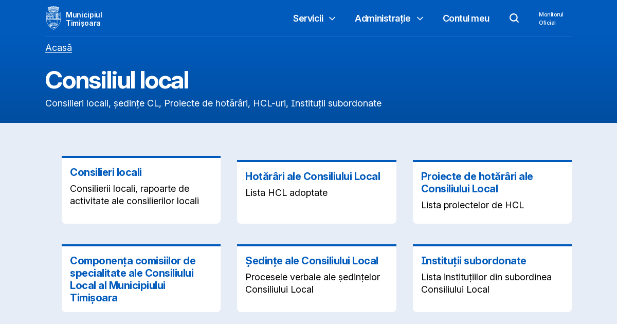 Consiliul local