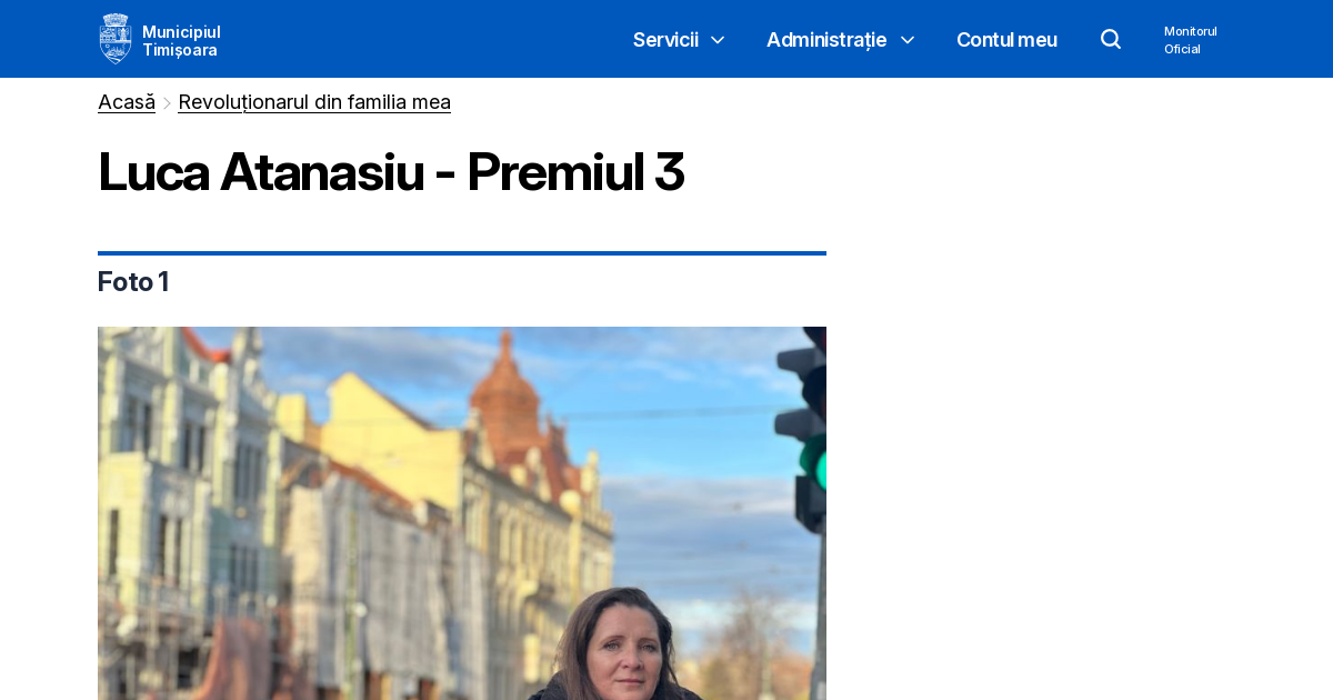 Luca Atanasiu - Premiul 3