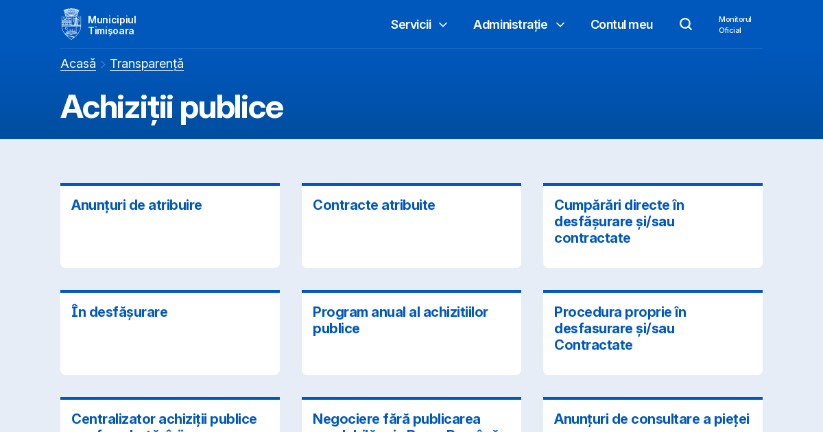 Achiziții publice